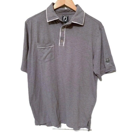 FootJoy | Shirts | Footjoy Fj Mens Gray Athletic Fit Pocket Short ...